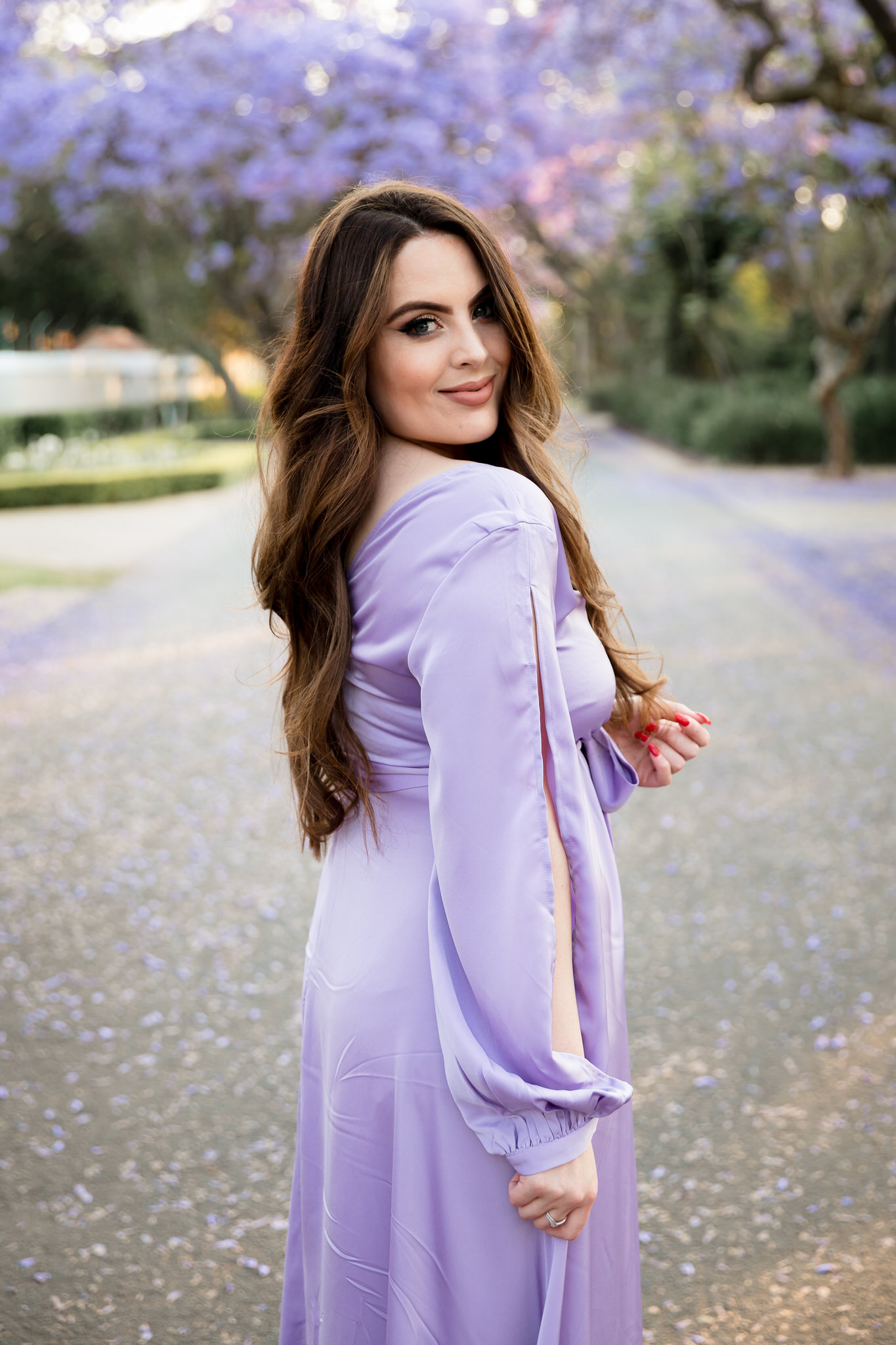 Jacaranda Photo Shoot Pretoria - Cecile Portraits