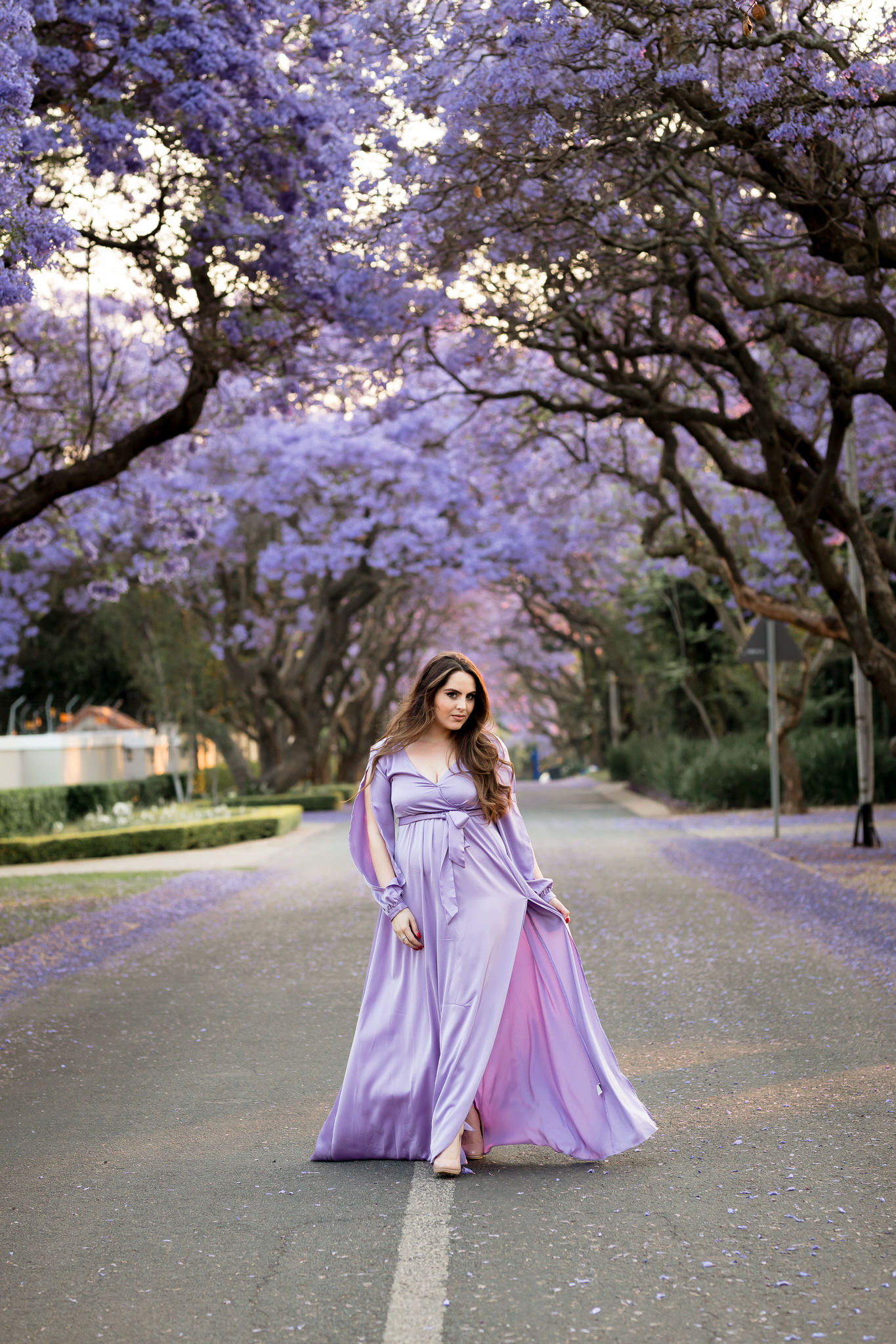 Jacaranda Photo Shoot Pretoria - Cecile Portraits